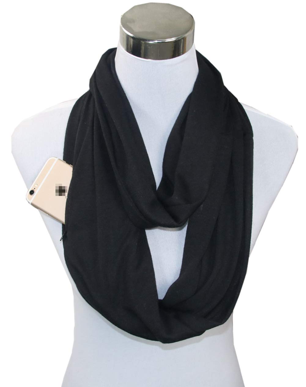 Bestag Infinity Pocket Scarf for Women with Hidden Zipper | Buy Scarves ...