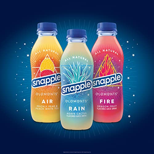 Snapple Elements Fire Dragonfruit Juice Drink, 15.9 Fl Oz Recycled ...