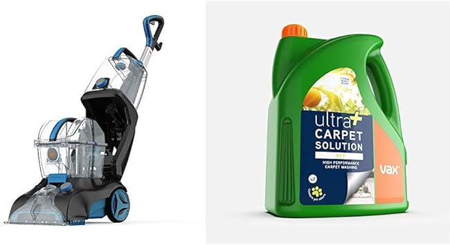 Vax Rapid Power Plus Carpet Washer with Ultra+ Pet 4L Carpet Cleaner ...
