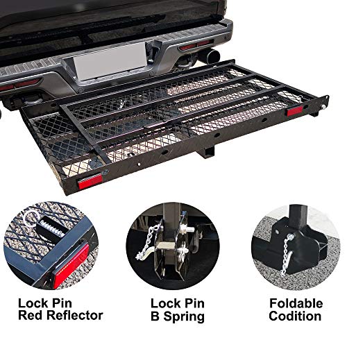 Oklead 500 Lbs Heavy Duty Hitch Mount Cargo Carrier at Jill Ford blog