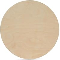 Amazon.com: Wood Circles 12 inch 1/2 inch Thick, Unfinished Birch ...