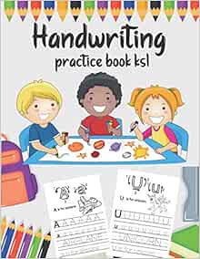 Amazon.com: Handwriting Practice Book ks1: Learn to Write kids workbook ...