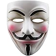 Amazon.com: ZLLJH V for Vendetta White Resin Mask, Guy Fawkes Mask ...