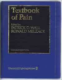 Textbook of Pain : Wall, Patrick D., Melzack, Ronald: Amazon.es: Libros