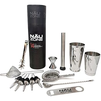 Amazon.com: OXO SteeL 7-Piece Barware Set: Barware Tool Sets: Kitchen ...
