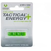 Amazon.com: Viridian CR 1/3N Tactical Energy Plus Lithium Batteries, 3 Volt (Retail Pack of 4 ...