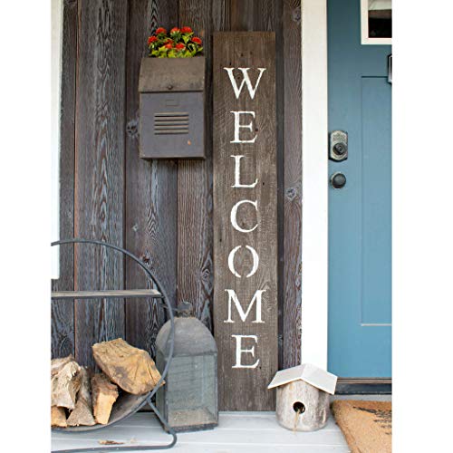 BarnwoodUSA | Farmhouse Rustic Welcome Sign for Front Porch | 5ft Front ...