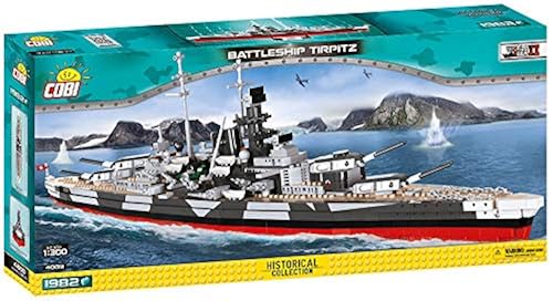 COBI Historical Collection Battleship Tirpitz in Oman | Whizz Model Kits
