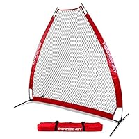 PowerNet 7 Foot Portable Pitching Screen A-Frame | Baseball Pitcher ...