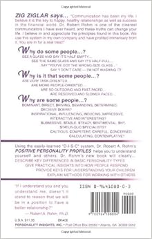 Positive Personality Profiles: D-I-S-C-over Personality Insights to ...