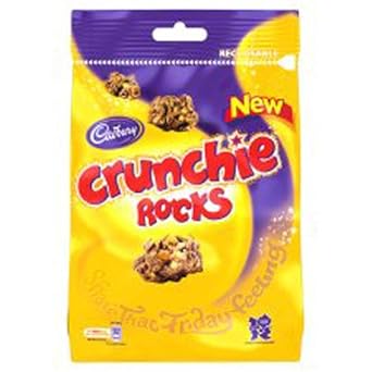 Cadburys Crunchie Rocks Chocolate Sweets - 10 x Bag: Amazon.co.uk: Grocery