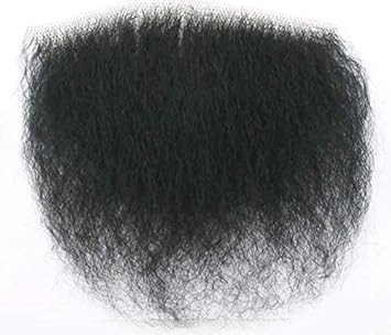 Makupartist Big Bush Black Human Hair Merkin Unisex Pubic Toupee ...