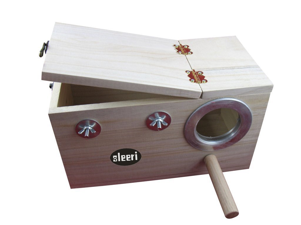 sleeri Ring Bird Parrots breeding Box Nest Box DIY Kits Peony Tiger ...