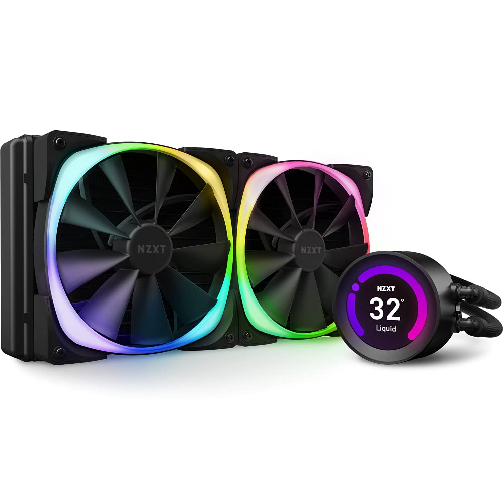 NZXT Kraken Z63 RGB 280mm - RL-KRZ63-R1 - AIO RGB CPU Liquid Cooler ...