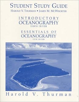 Introductory Oceanography: Essentials of Oceanography: Thurman ...