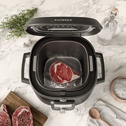 Magnifique 6 Quart Multi Slow Cooker with Two Temperature Probe ...