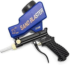 EWK Sandblaster Gravity Feed Sandblaster Gun Air Sand Blaster Gun Kit ...