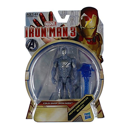 Hasbro Iron Man 3 Series 1 Action Figure Cold Snap Iron Man ...