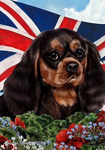 Best of Breed Cavalier King Charles Spaniel Black And Tan Union Jack I ...