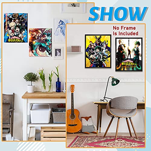 GTOTd My Hero Academia Posters（8 PCS/ 4 Series） Multi Size MHA Anime ...