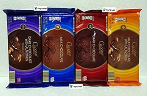 Amazon.com : Choceur Chocolate Bar Austria Four Flavors Combo Bundle 5 ...