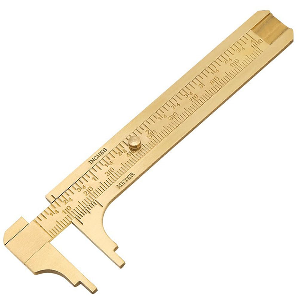 Mua Brass Pocket Caliper with Double Scale Sliding Gauge Bead Measuring ...