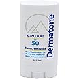 Amazon.com: Dermatone Mineral Sunscreen Stick SPF 50, No Touch ...
