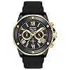 Bulova Men's Marine Star Series A Black and Rose Gold Ion-Plated ...
