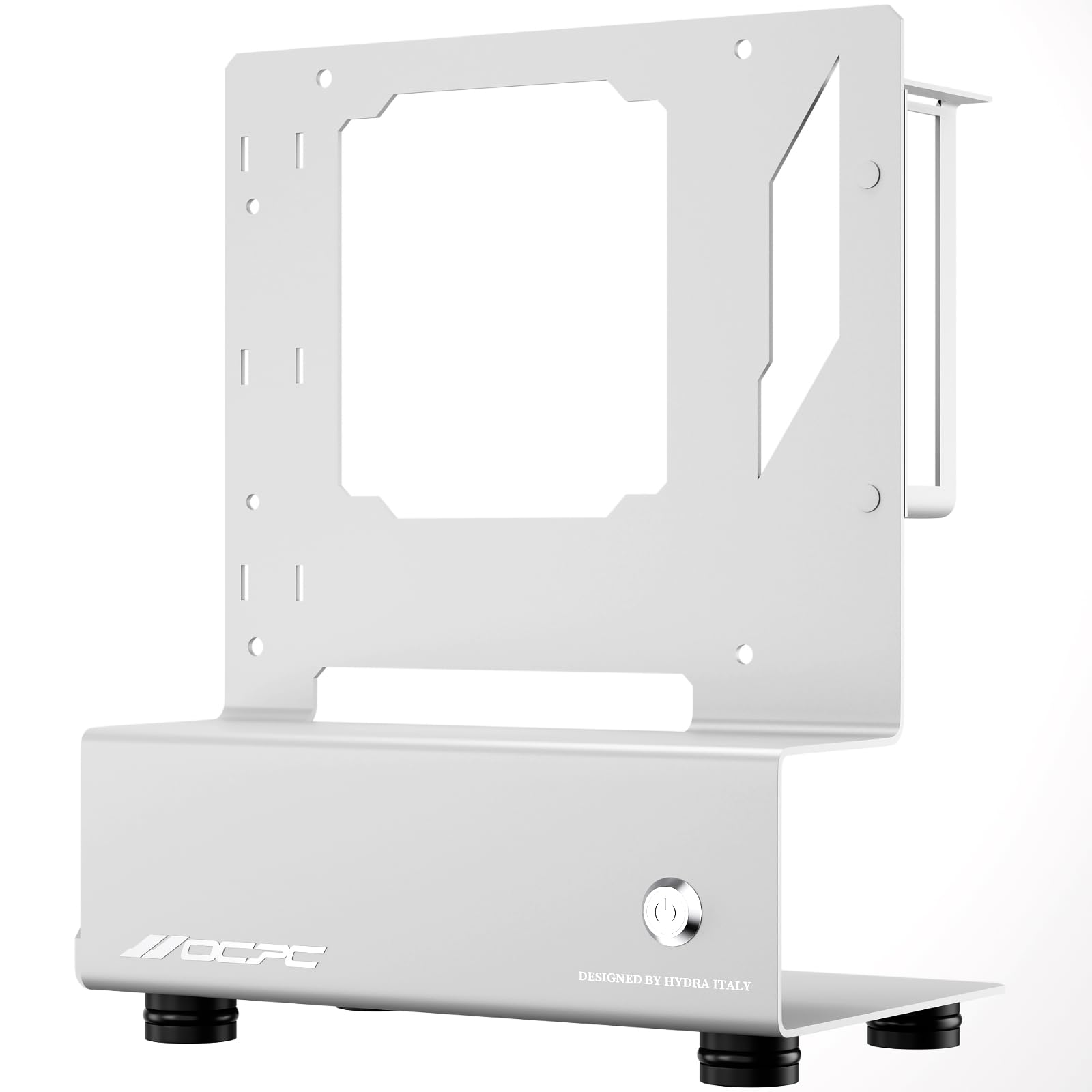 Mua OCPC Hydra Italy Mini-ITX Open Air PC Case (White) – Stainless ...