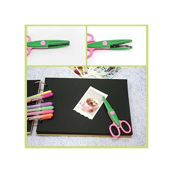 UCEC 6 Colorful Decorative Paper Edge Scissor Set, Great for Teachers ...