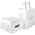 Amazon.com: WADDDDI USB A Charger 1A/5V Single Port USB Wall Plug 5W Wall Plug Brick Portable ...