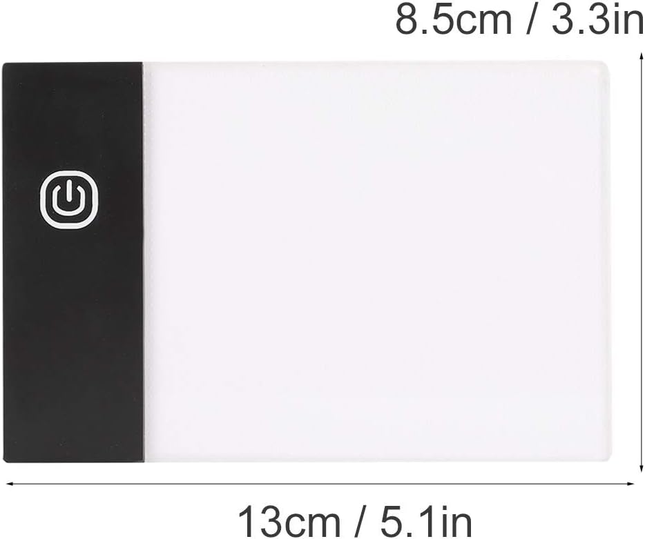 A6 LED Tracing Light Box, LED Light Pad Dimmable Brightness Children ...