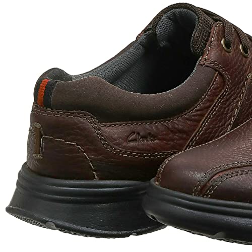 Clarks Men's Shoes Cotrell Walk Leather Lace up Casual Tobacco Size 7.5 ...