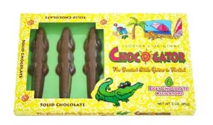 Amazon.com : Anastasia Confections Solid Milk Chocolate Baby Gators, 3 ...