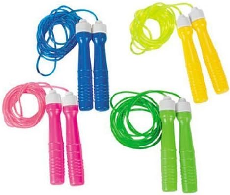 Amazon.com : Vinyl Glitter Jump Ropes (1 dz) : Pink Jumping Rope ...