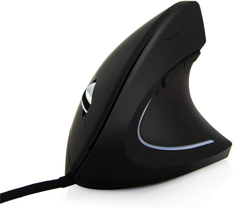 Amazon.co.jp：Biuuu 有線右手縦型マウス 800 1200 1600 DPI ゲーミングマウス USB 手首の健康: パソコン ...