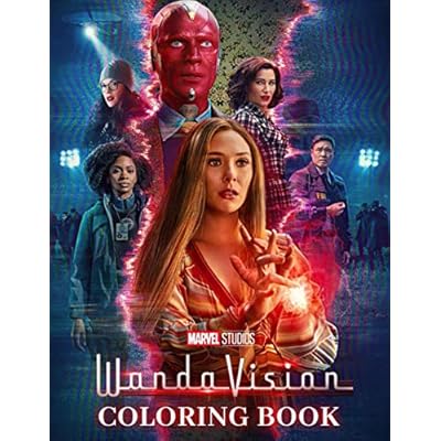 Buy WandaVision Coloring Book: A Cool Coloring Book With Many ...