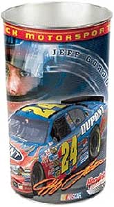 Amazon.com : Jeff Gordon NASCAR 15" Waste Basket : Sports Fan Office ...