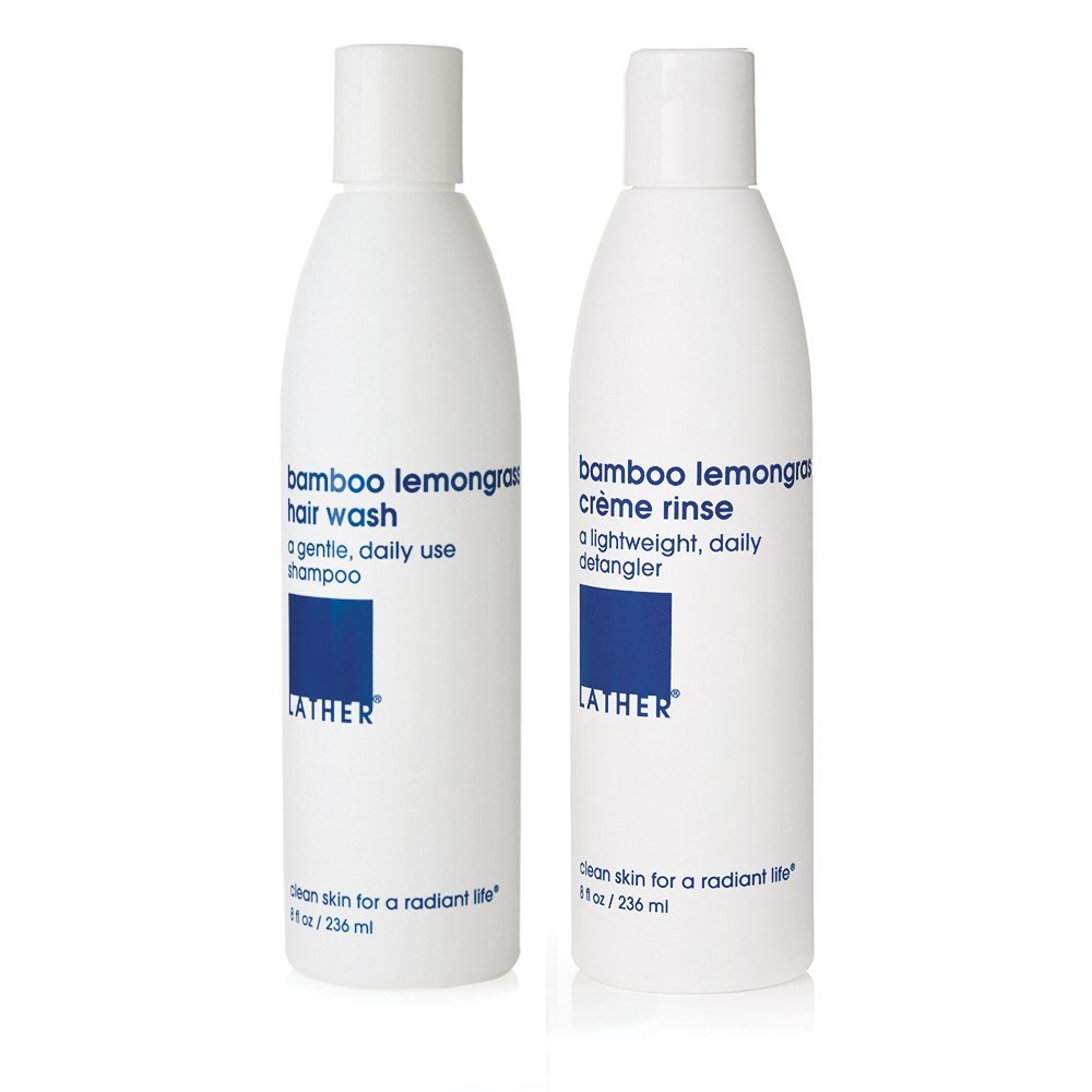 Mua LATHER Bamboo Lemongrass Shampoo & Conditioner Set - Gentle Daily ...