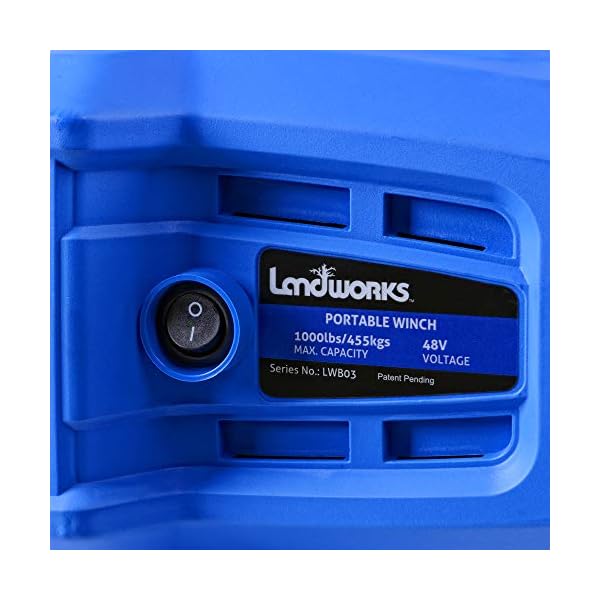 SuperHandy Electric Towing Capstan Winch Hoist Portable Cordless ...