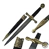 MOON KNIVES MEDIEVAL KNIGHT Fantasy DRAGON SHORT SWORD DAGGER Replica ...