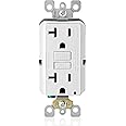 Leviton GFNT2-W Self-Test SmartlockPro Slim GFCI Non-Tamper-Resistant ...