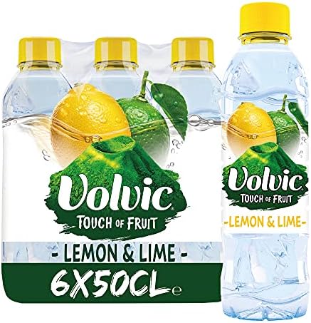 Volvic Natural Mineral Water, Lemon and Lime, 6 x 500 ml price in UAE ...