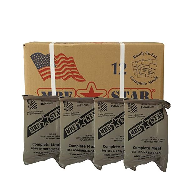 MRE Vegetable Crackers - 50 Pack - Emergency Gadgets