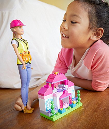 Barbie Builder Doll with Mega Bloks Compatibuild Bricks | Pricepulse