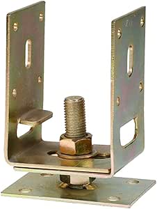 Amazon.com: Adjustable Post Base Support for 4x4, 6x6 Post Anchor ...