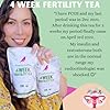 PCOS Cystem Tea with Organic Red Raspberry Leaf, Vitex, Spearmint Tea ...