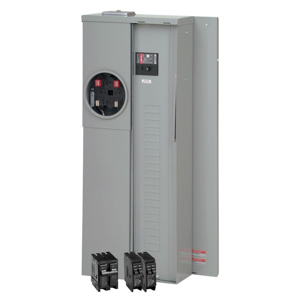 Eaton Cutler Hammer Meter Breaker, 20 Spaces, 40 Circuits, 200 Amp. for ...