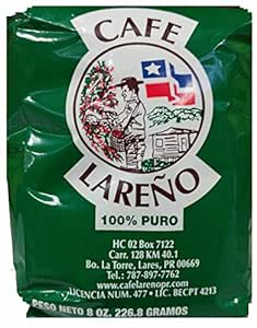 Amazon.com : Cafe Lareno Puerto Rican Coffee 8 Ounce Bag : Grocery ...