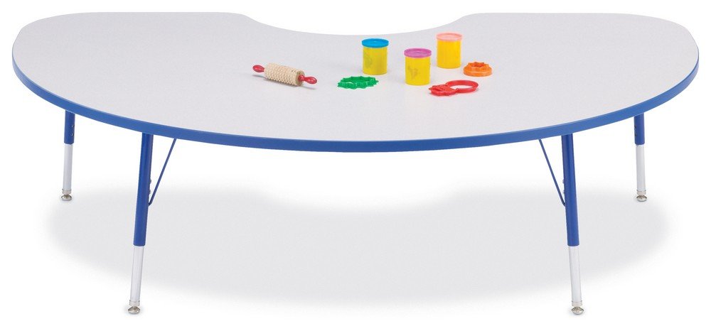 Amazon.com : KYDZ Suite 72" x 48" Kidney Activity Table Side Finish ...